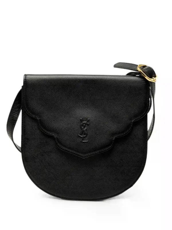 Saint Laurent 20th Century Leather Shoulder Bag - Black