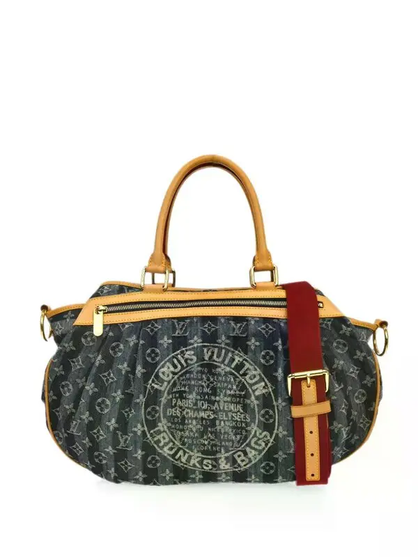 LOUIS VUITTON 2006 Gm Cabas Raye Two-way Handbag