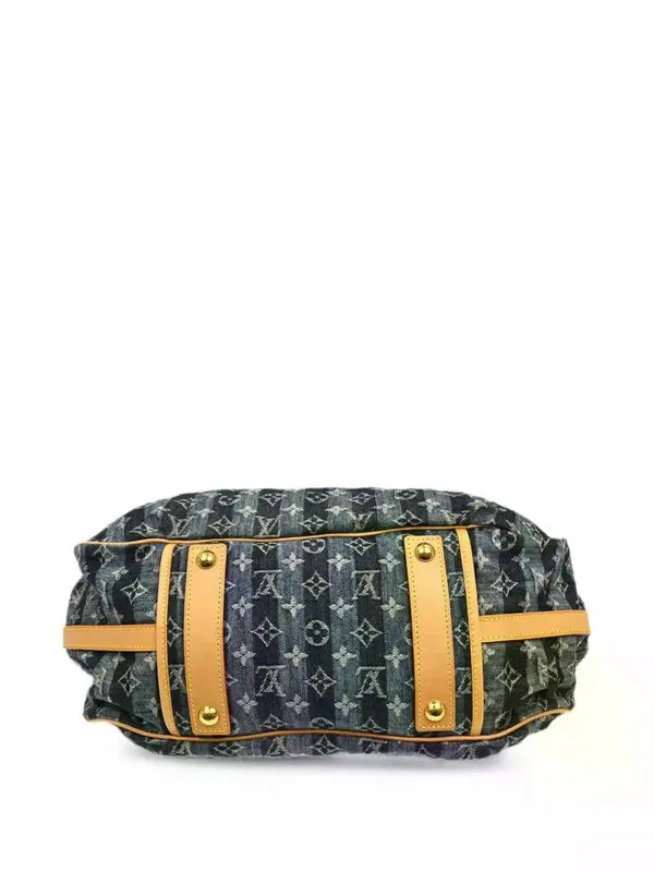 LOUIS VUITTON 2006 Gm Cabas Raye Two-way Handbag