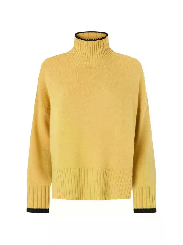 Pinko Contrast-trim Sweater - Neutrals