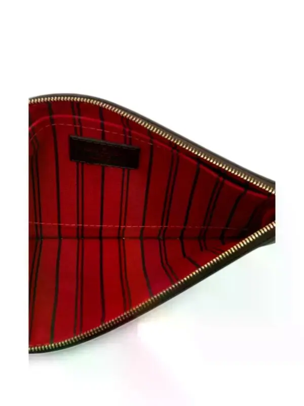 LOUIS VUITTON 2017 Damier Ebene Neverfull Mm Pouch