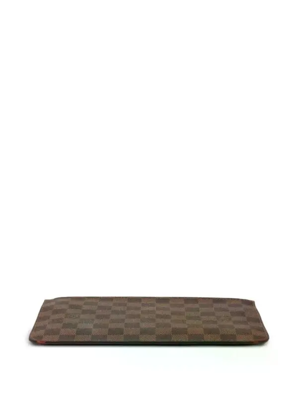 LOUIS VUITTON Damier Ebene Neverfull Mm Pouch