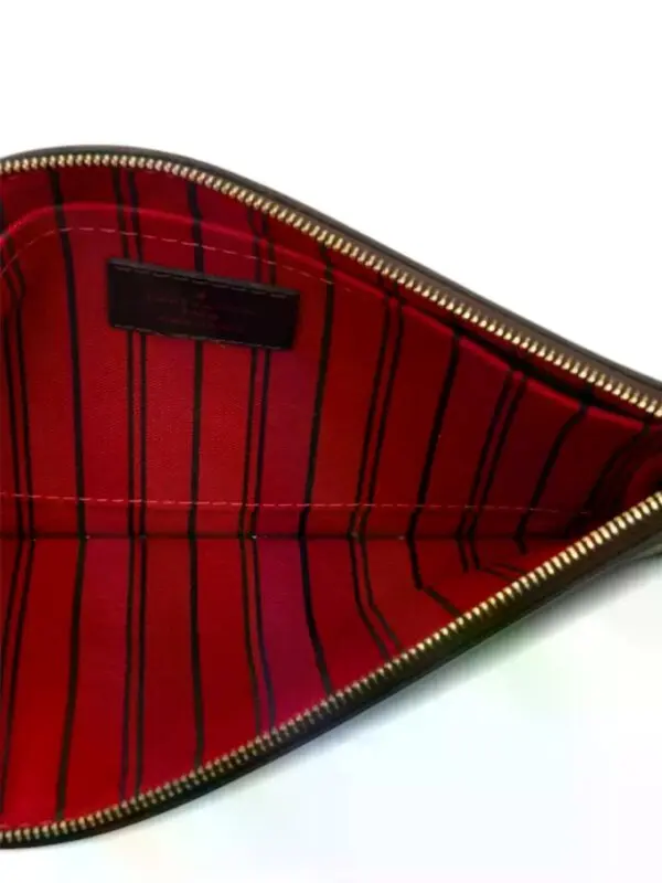LOUIS VUITTON Damier Ebene Neverfull Mm Pouch