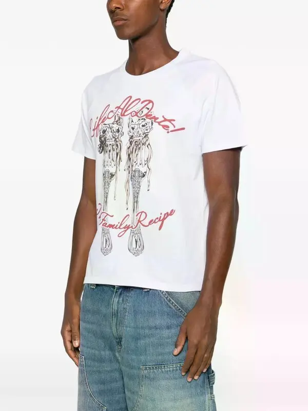 PDF Graphic-print Raglan-sleeve T-shirt