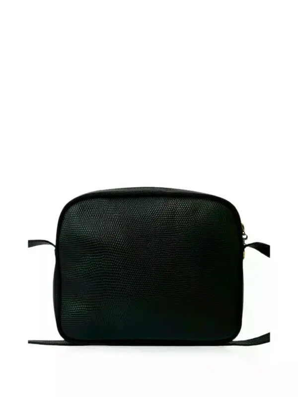 FERRAGAMO 20th Century Lizard Embossed Leather Vara Crossbody Bag