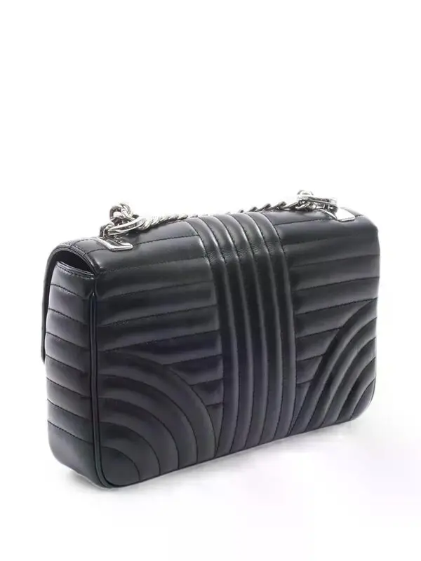 Prada 2010-2026 Medium Soft Calf Impunture Diagramme Bag Crossbody Bag