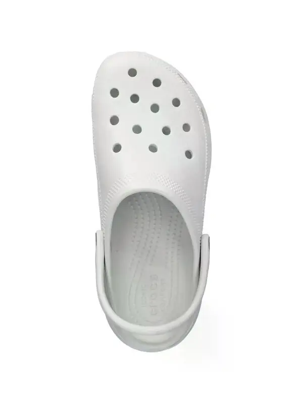 CROCS Classic Platform Clogs - Grey
