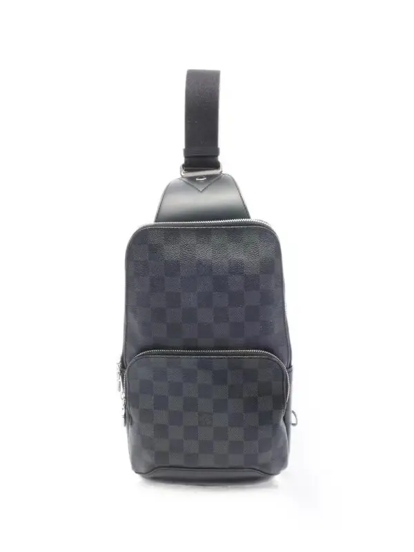 LOUIS VUITTON 2018 Damier Graphite Avenue Sling Bag