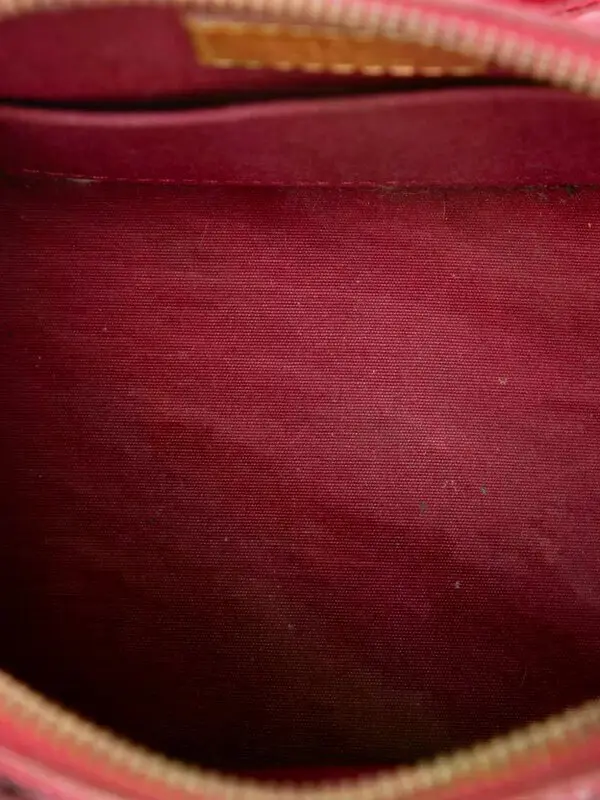 LOUIS VUITTON 2015 Monogram Vernis Alma Bb Satchel