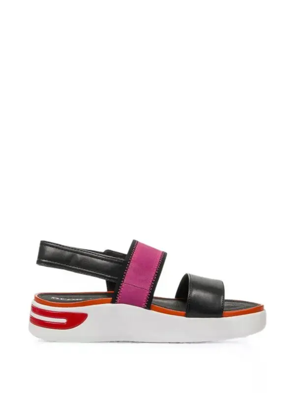 Geox Platform Sandals With Touch-strap Fastening