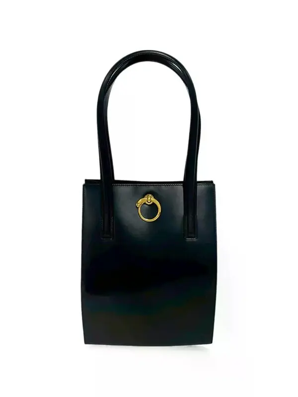 Cartier 1990-2000 Leather Panthere Tote Bag