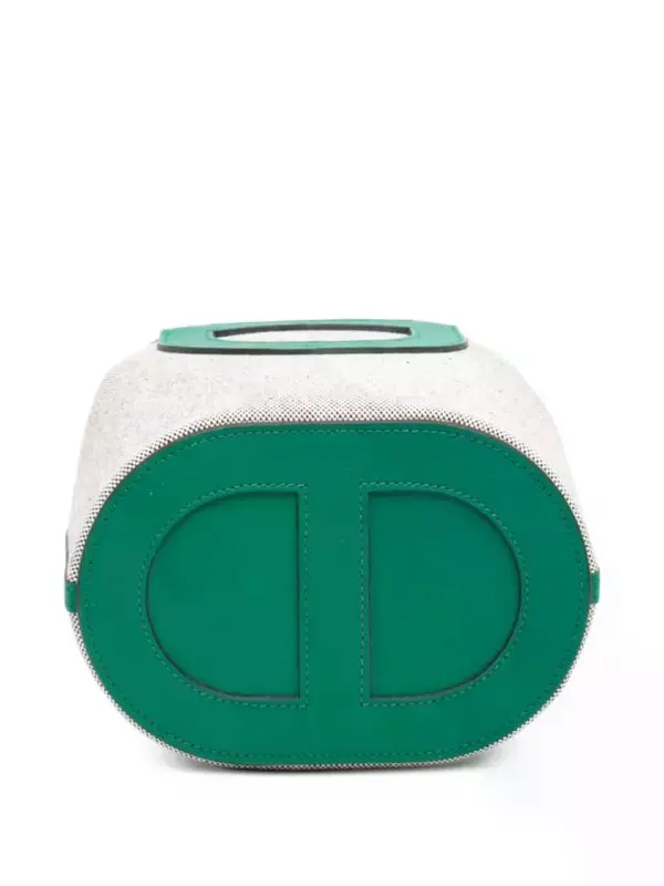 Hermès Toile And Swift In The Loop 18 Handbag - Grey