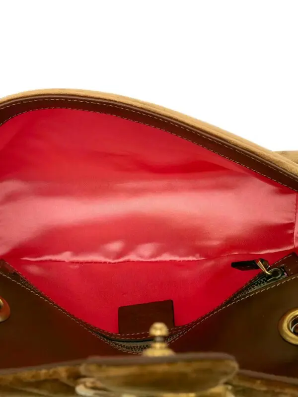 Gucci 2000-2015 Medium Gg Marmont Matelasse Velvet Shoulder Bag