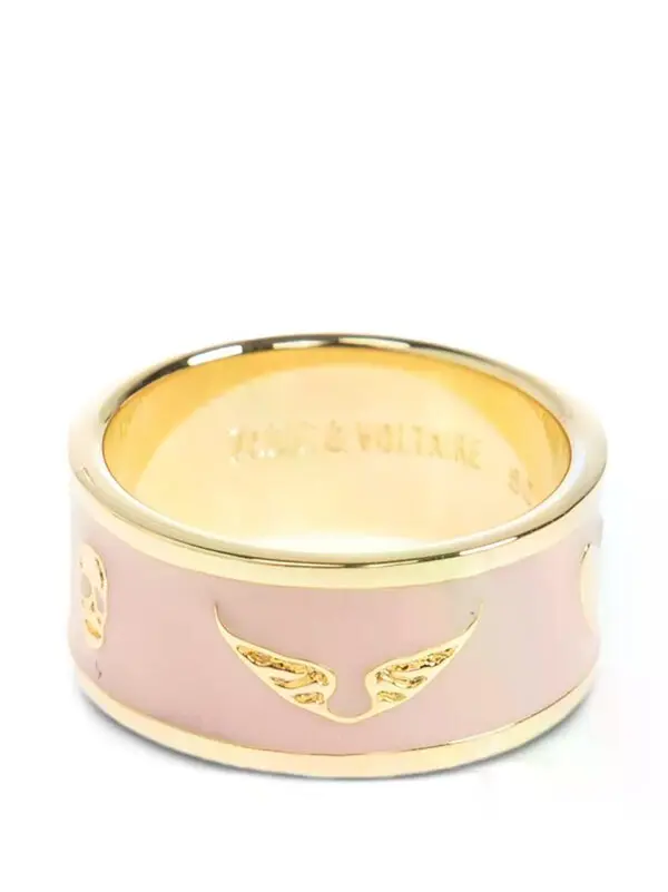 Zadig&Voltaire Engraved Heart Motif Ring