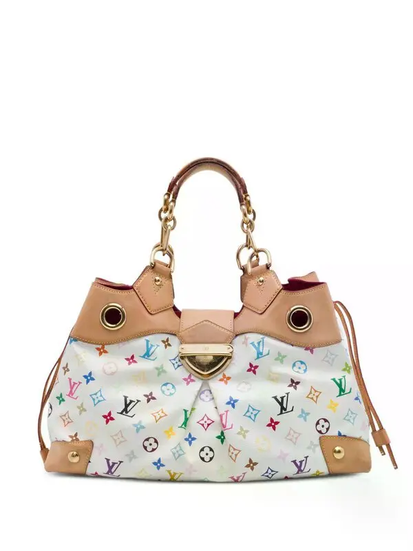 LOUIS VUITTON Monogram Multicolore Ursula Handbag - White