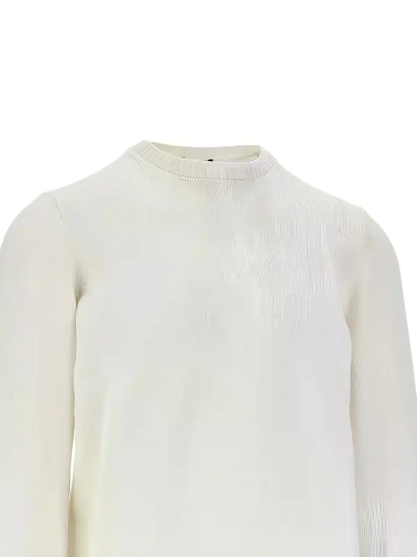 DRUMOHR Cotton Crew Neck Sweater - White