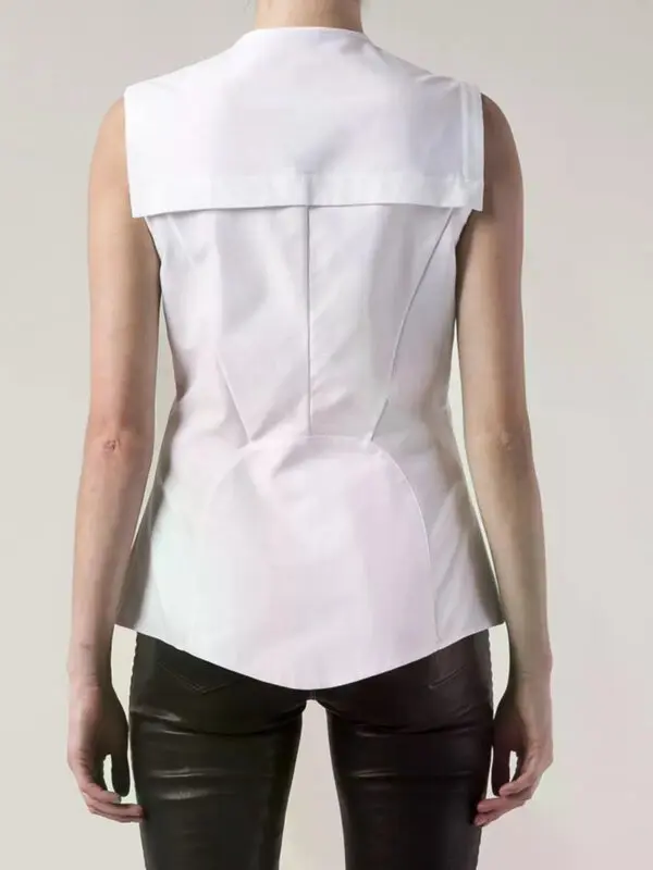 Alexander McQueen Sleeveless Layered Shirt