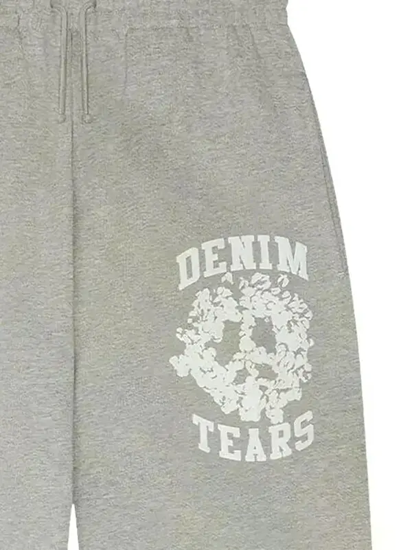 DENIM TEARS University Logo-print Track Pants - Grey
