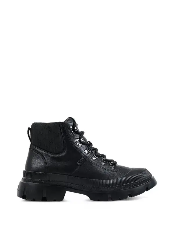 Karl Lagerfeld Lace-up Panelled Boots