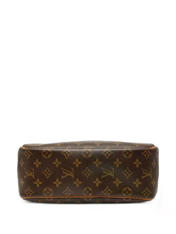 LOUIS VUITTON Monogram Trouville Handbag - Brown