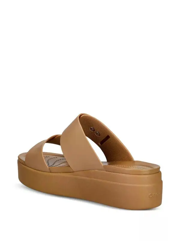 CROCS Brooklyn Platform Slides - Neutrals