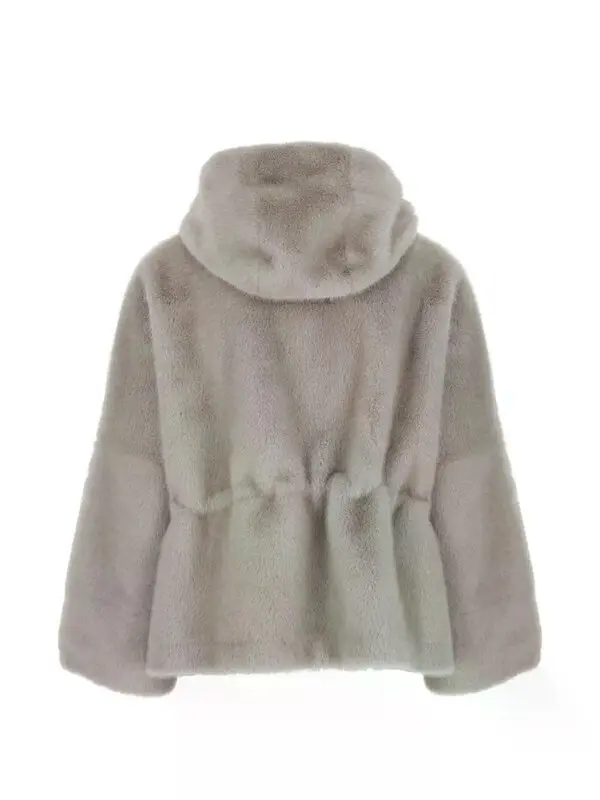 VALENTINI 1972 Hooded Faux-fur Jacket