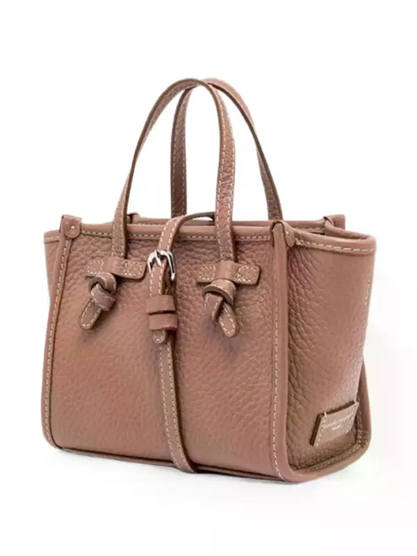 GIANNI CHIARINI Miss Marcella Knotted Small Tote Bag