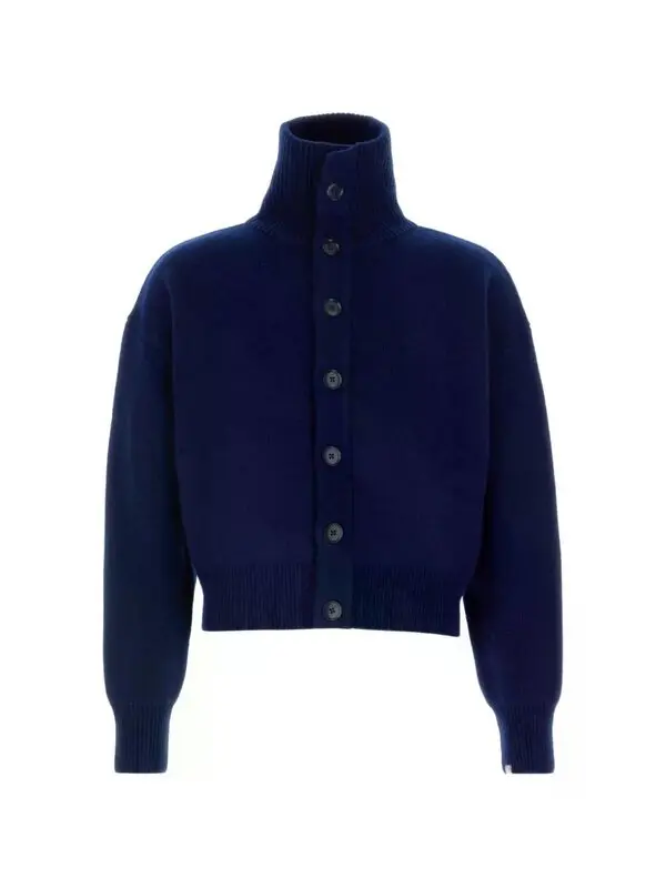 Extreme Cashmere N°377 High-neck Cardigan