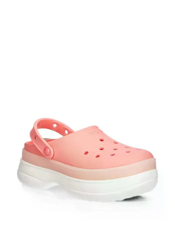 CROCS Classic Frosted Platform Clogs