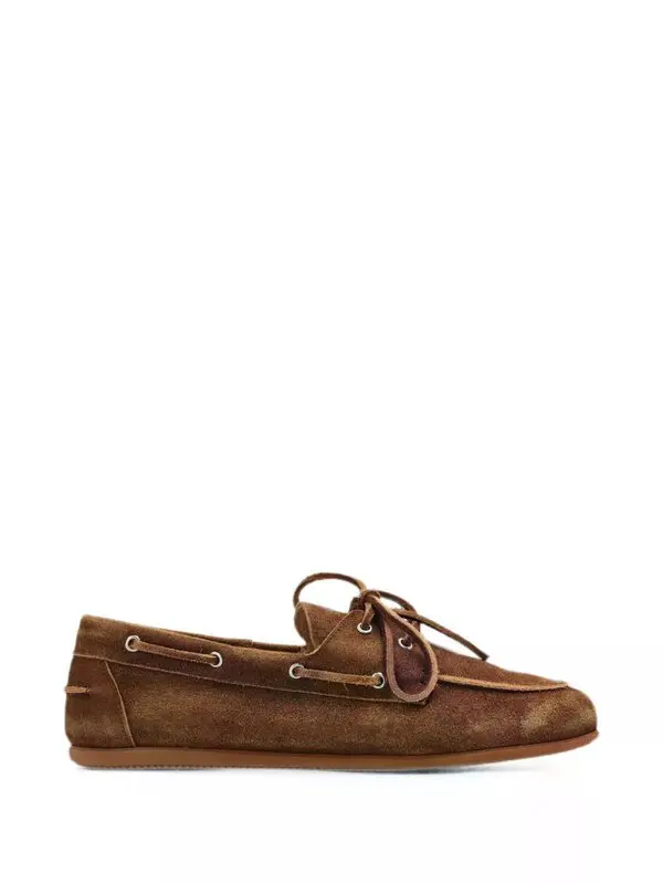 POSA Milano Suede Boat Shoes