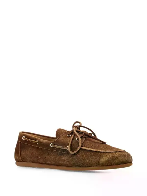 POSA Milano Suede Boat Shoes