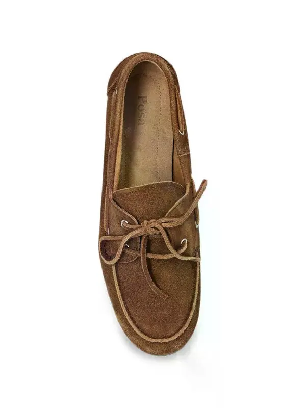 POSA Milano Suede Boat Shoes