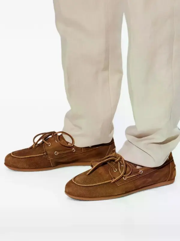 POSA Milano Suede Boat Shoes