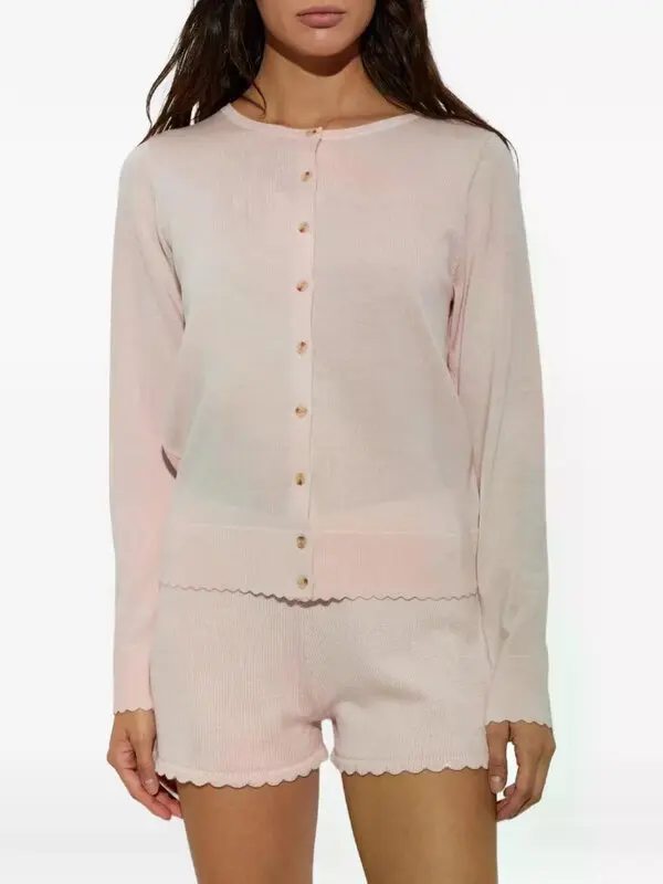Posse Maisie Scalloped-edge Cardigan