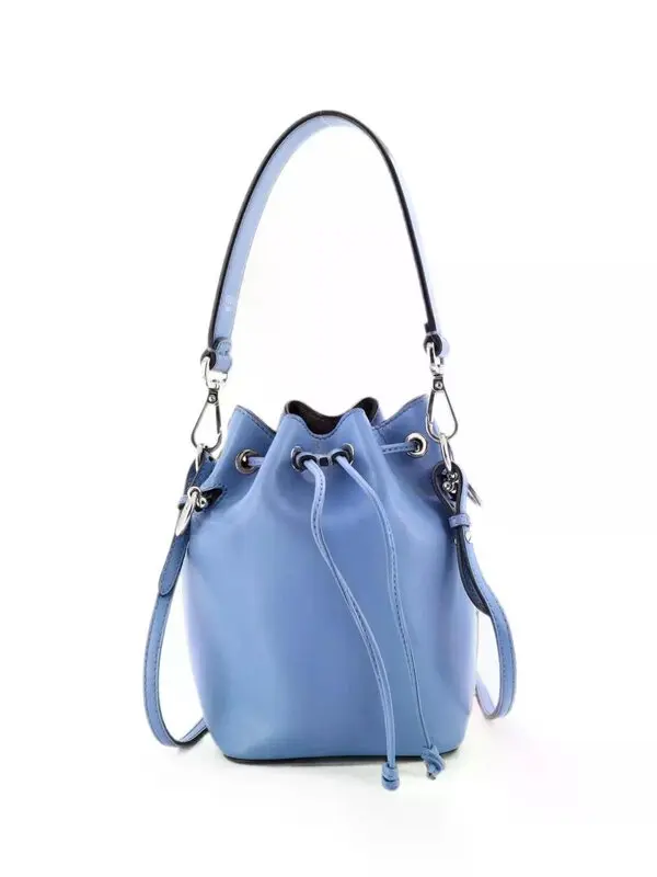 Fendi Mon Tresor Leather Mini Bucket Bag - Blue