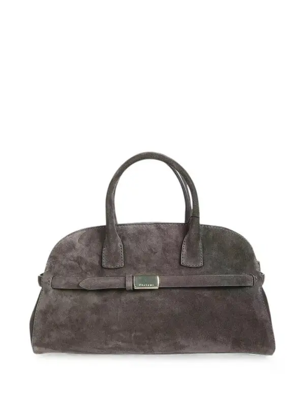 Orciani Aura Peach Suede Tote Bag
