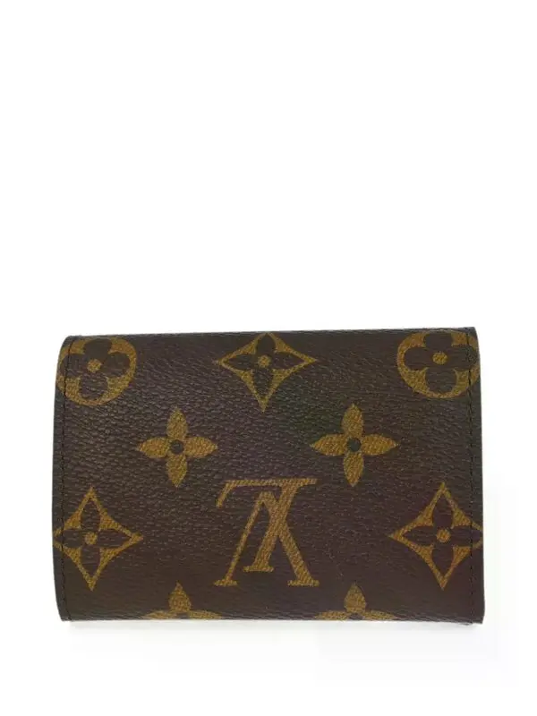 LOUIS VUITTON 2010 Porte Monnaie Plat Monogram Coin Case