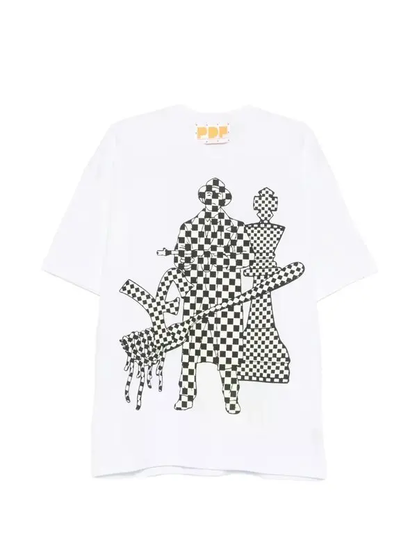 PDF Graphic-print T-shirt - White