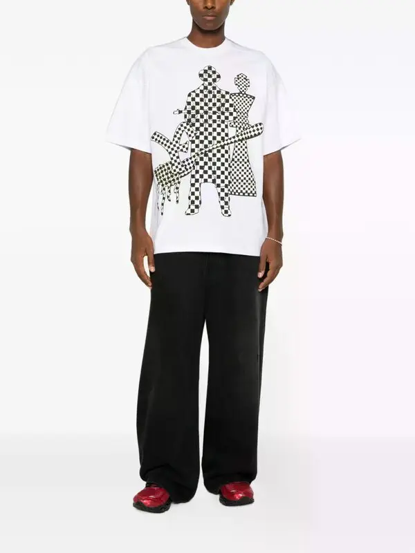 PDF Graphic-print T-shirt - White