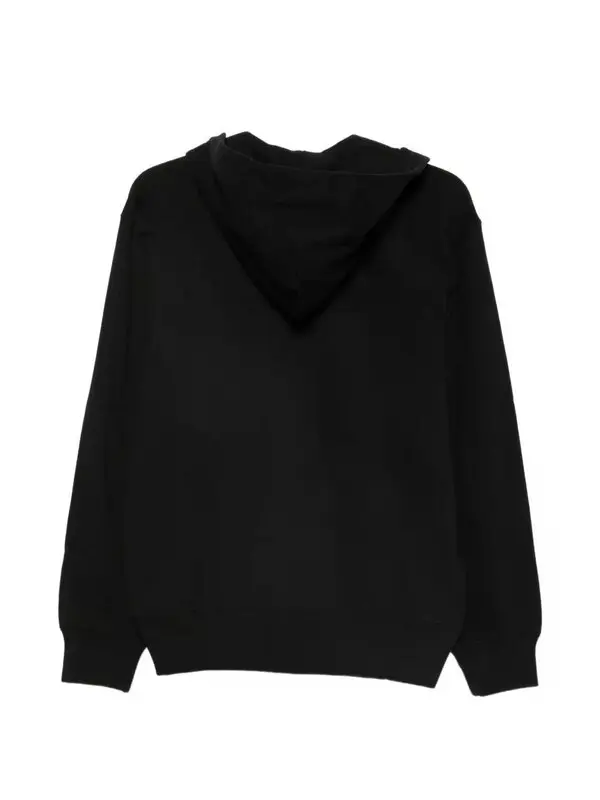 Play Comme Des Garcon Heart-patch Zip-up Hoodie