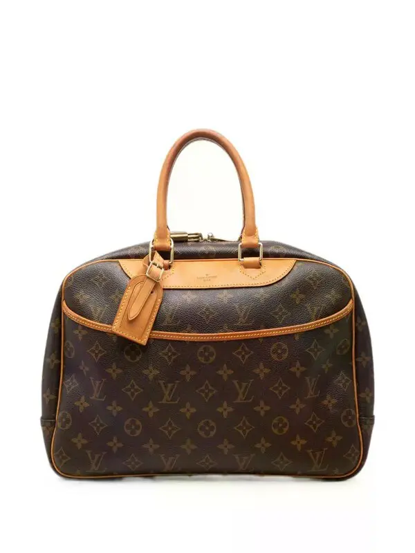 LOUIS VUITTON 1990-2010 Monogram Deauville Handbag - Brown