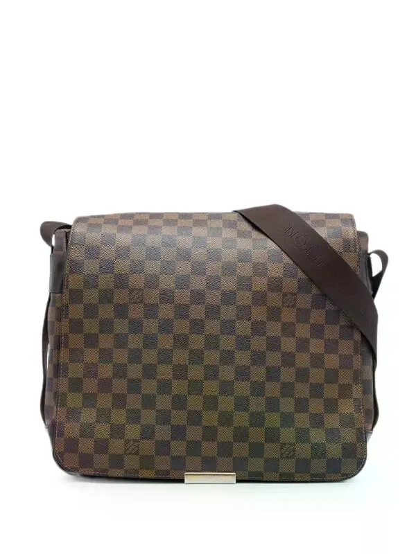 LOUIS VUITTON 2010 Damier Ebene Abbesses Crossbody Bag - Brown