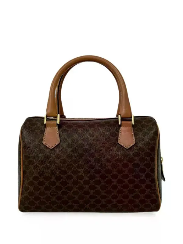 Celine 2013 Macadam Coated Canvas Satchel