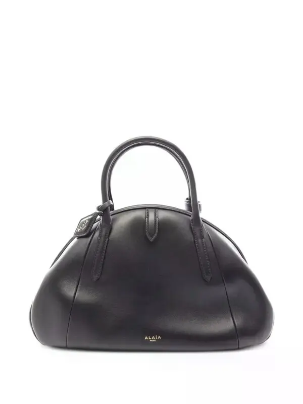 Alaïa Perth Leather Tote Bag - Black