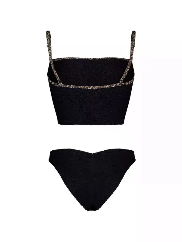 PARAMIDONNA Mara Leopard-print Trim Bikini