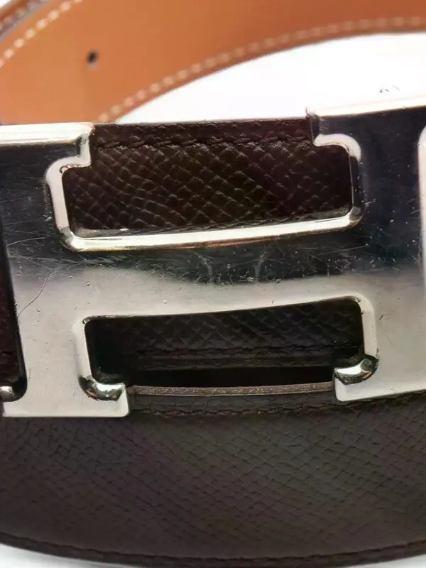 Hermès Constance H-logo Belt