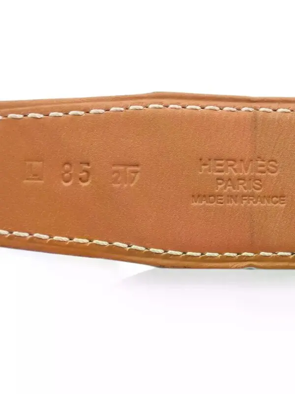 Hermès Constance H-logo Belt