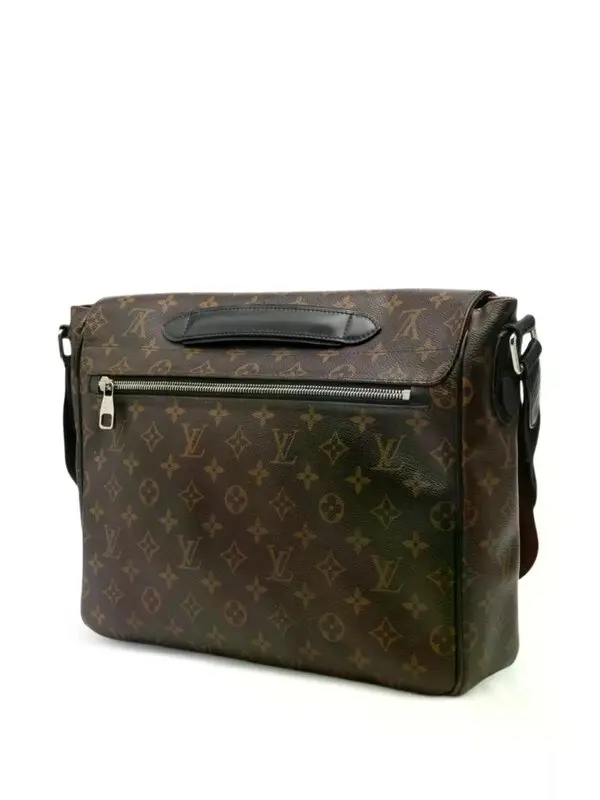 LOUIS VUITTON Monogram Macassar Clarence Satchel - Brown