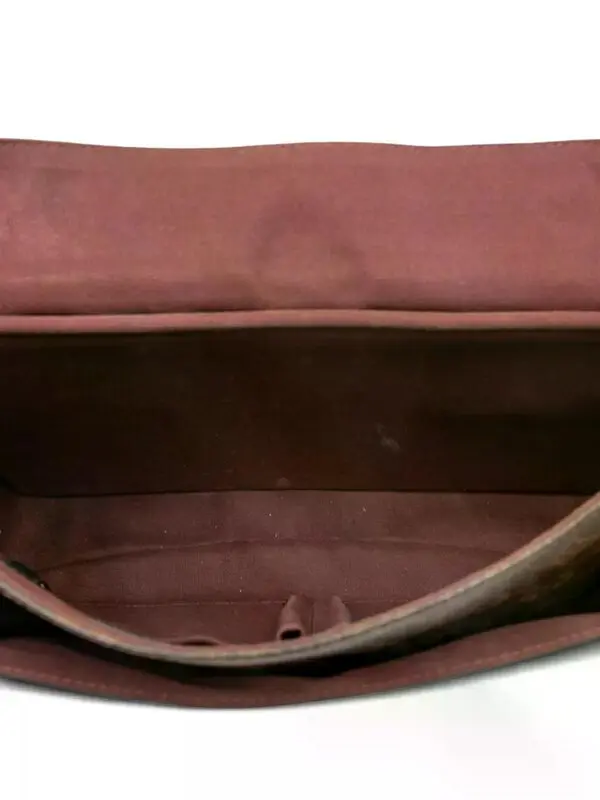 LOUIS VUITTON Monogram Macassar Clarence Satchel - Brown