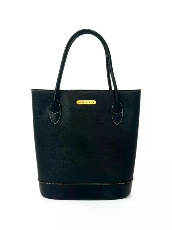 Burberry 2000-2017 Leather Tote Bag